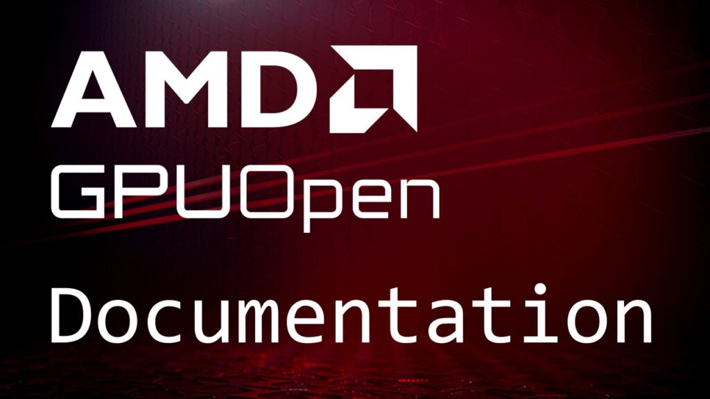 Documentation and more - AMD GPUOpen